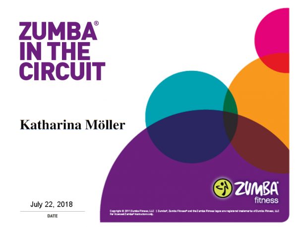 Zumba® in the Circuit™ Lizenz - I love Zumba®